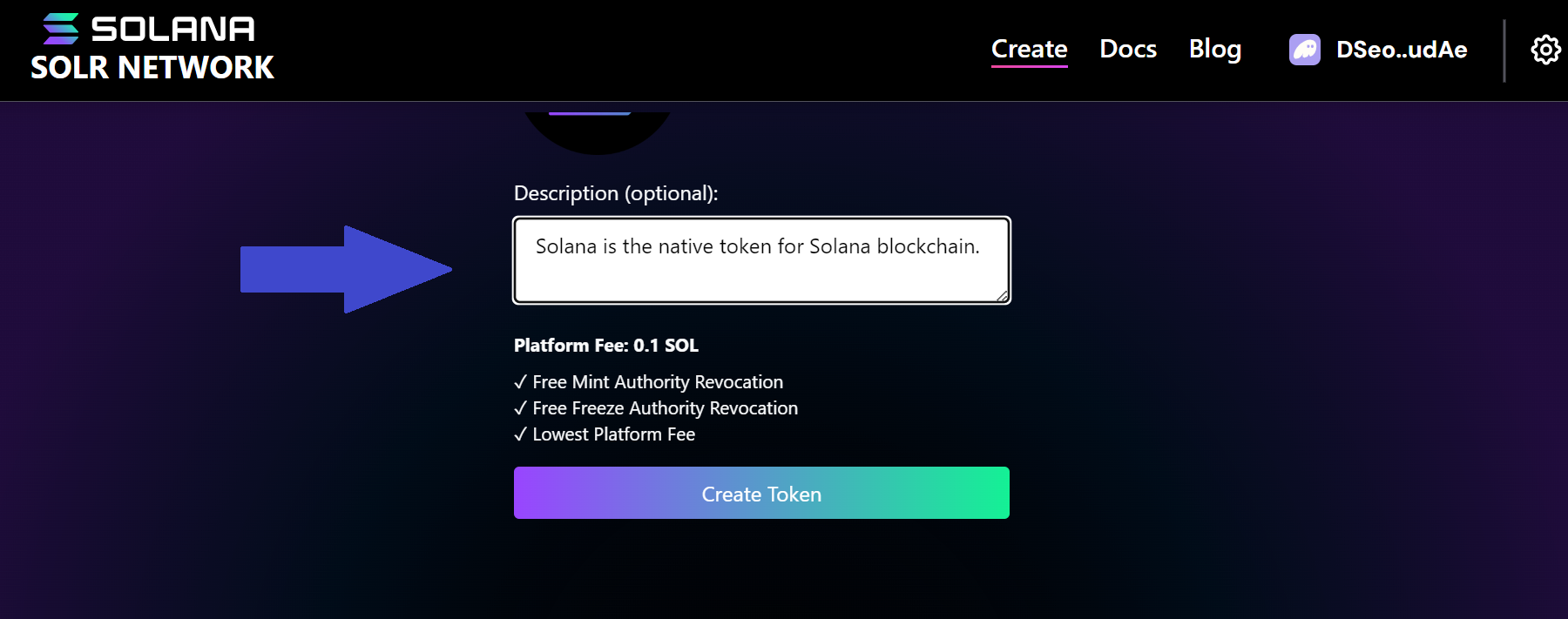 Solr Network: Create Solana Tokens | Lowest Fee, No Hidden Costs